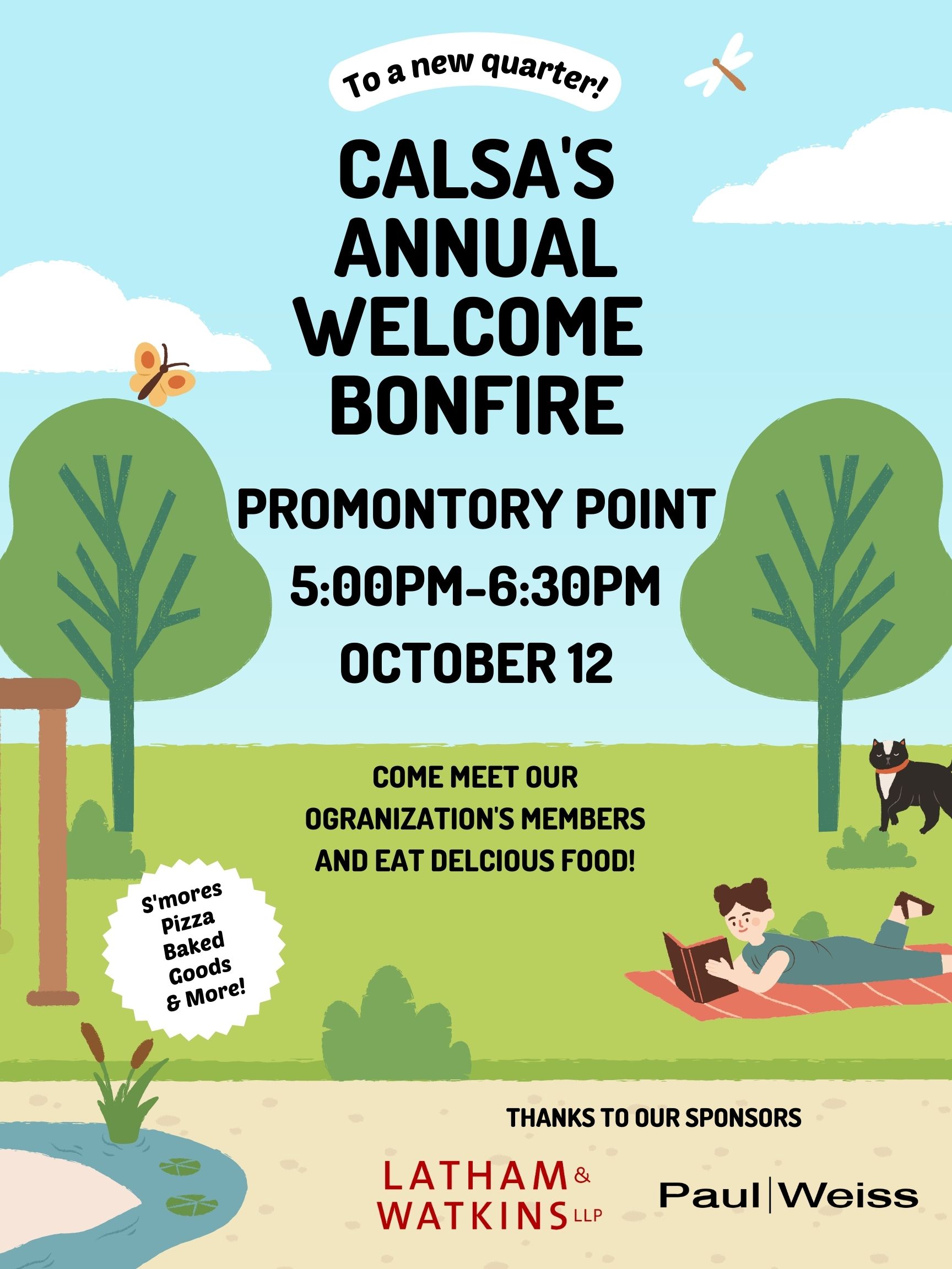 CALSA Presents: Annual CALSA Welcome Bonfire | University of Chicago ...